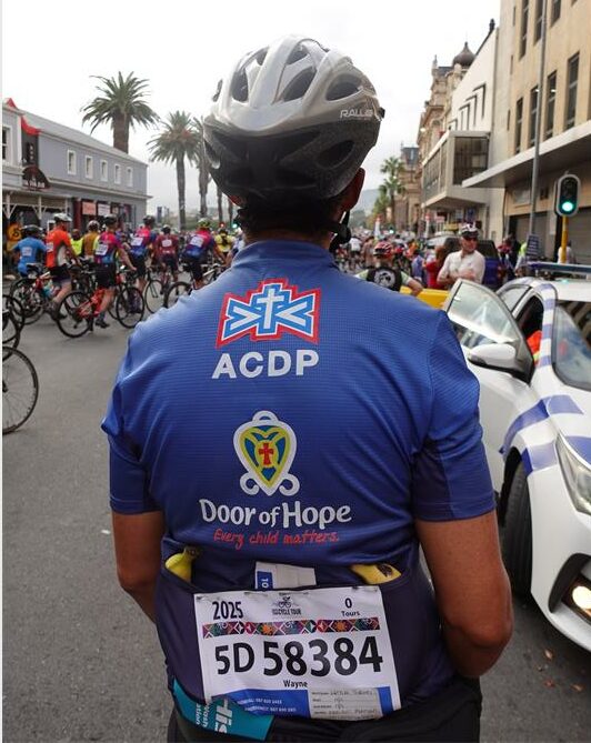 ACDP’s Wayne Thring rides 109km to support Door of Hope’s mission ...